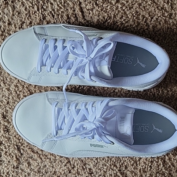 Puma | Shoes | Pumas All White | Poshmark